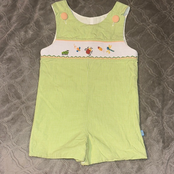 Posh Originals | Bottoms | Posh Originals Smocked Bug Jon Jon Sz 24m ...